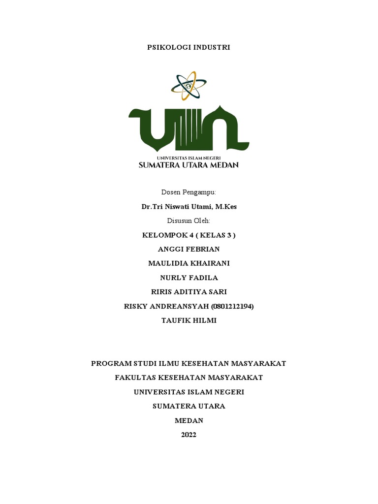 Psikologi Industri | PDF