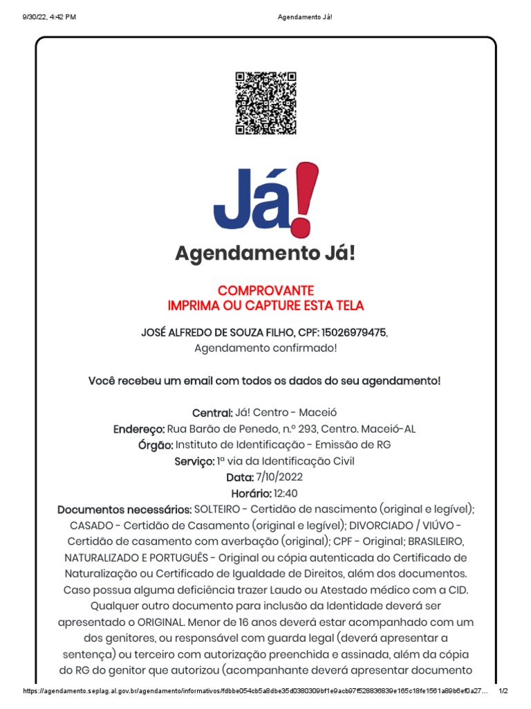 Agendamento Já! | PDF