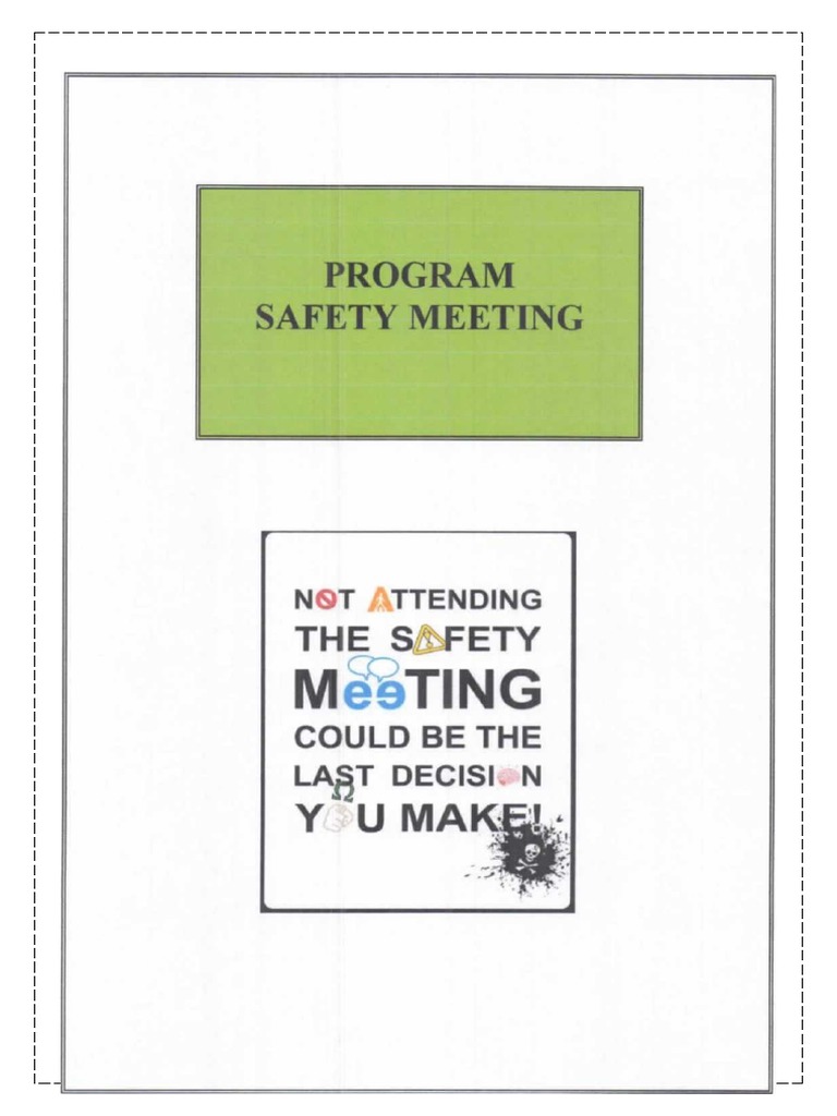 Contoh Program She Meeting K3LH | PDF