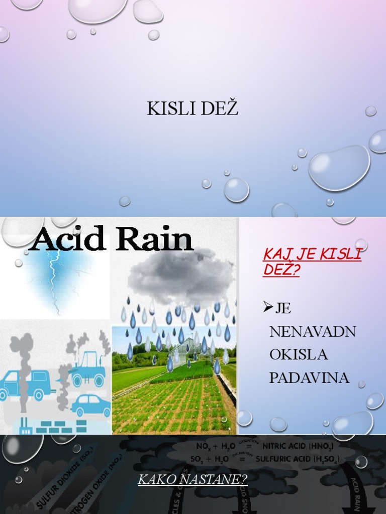 Kisli Dež (Kemija) | PDF