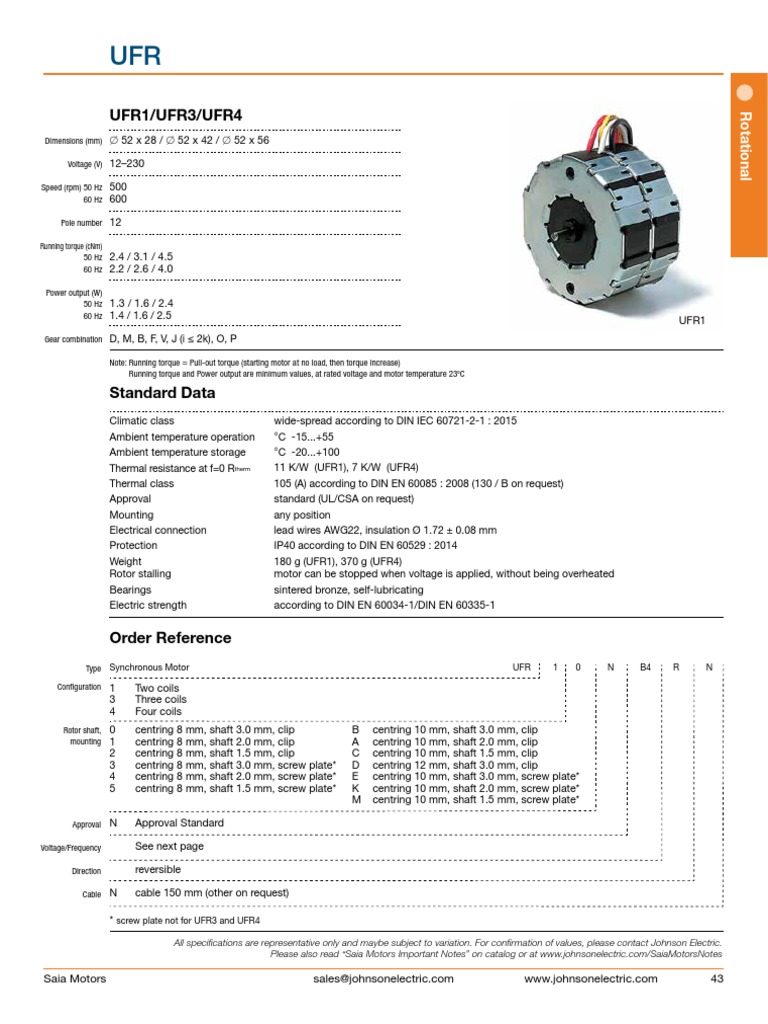 Saia Motors Catalog-45-47 | PDF | Electric Motor | Electric Power