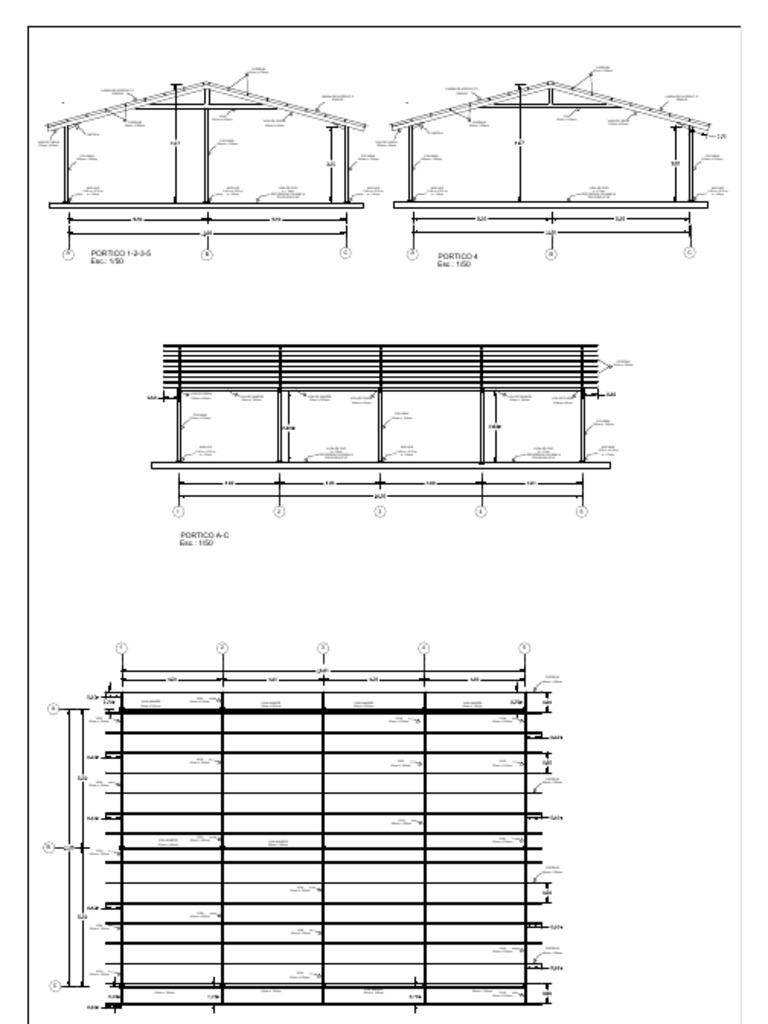 Planta de Envigado y Porticos | PDF