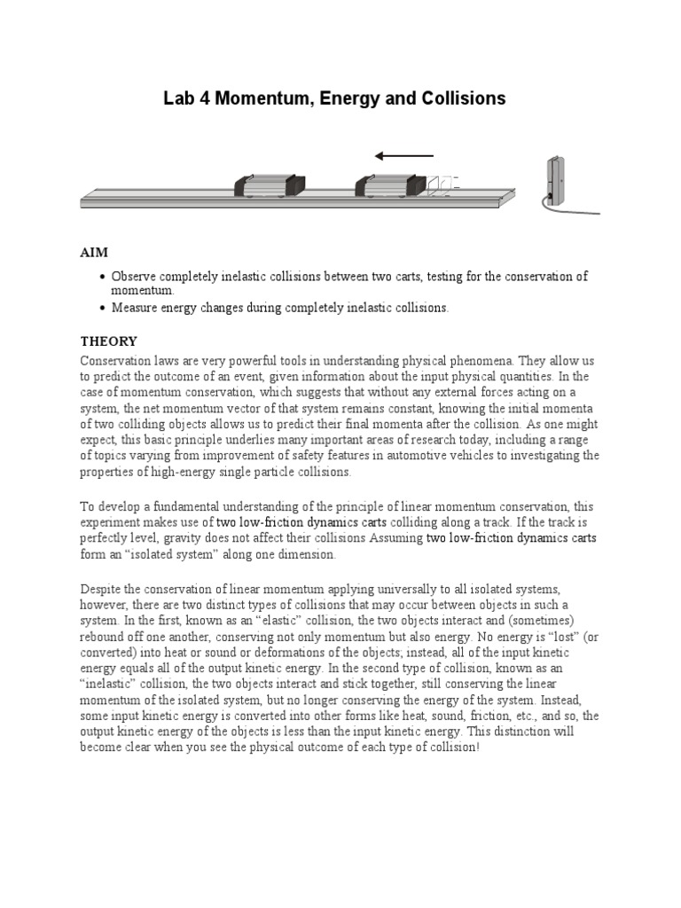 PHS1005 - Expt 3-Momentum Data Set 2.1 To 2.5 Sem 1 AY 2021 | PDF ...