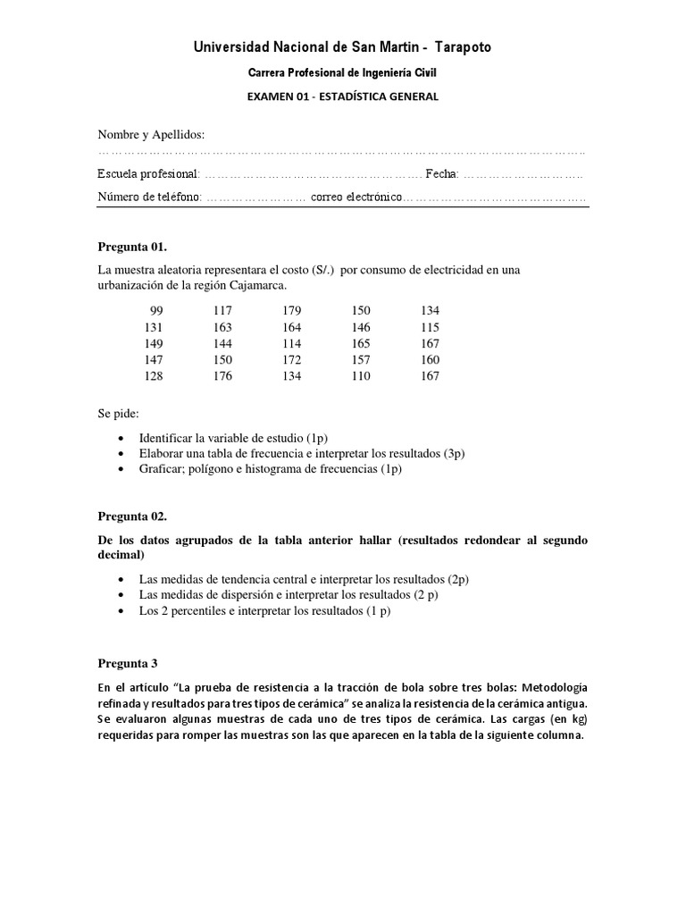 Examen I IC | PDF
