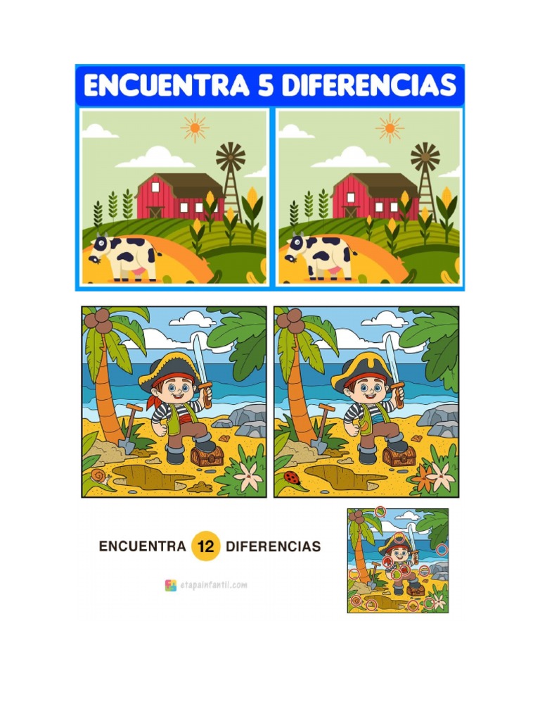 Encuentra Las Diferencias Para Niños Pdf