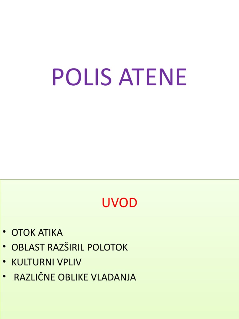 Polis Atene | PDF