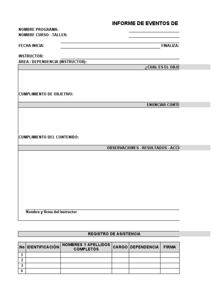 Bosquejo Formato Capacitacion | PDF