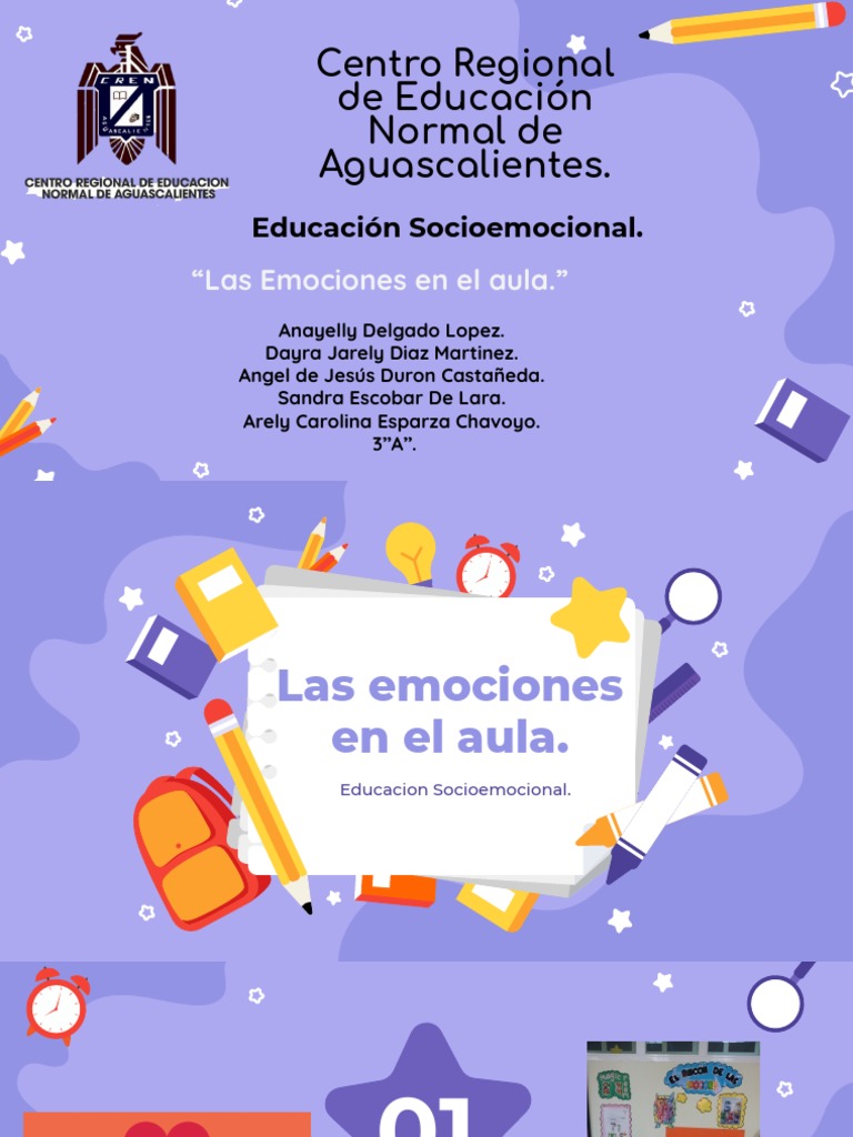 Las Emociones En El Aula Pdf Las Emociones Salón De Clases
