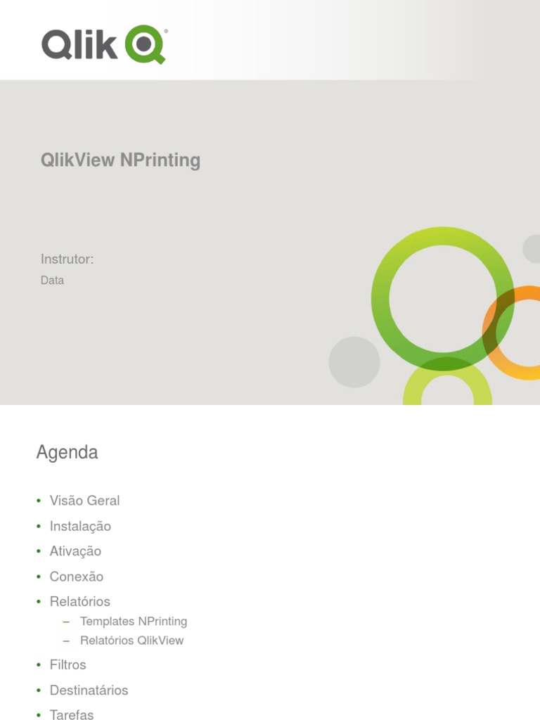 Guia Completo sobre QlikView NPrinting | PDF | Microsoft Excel | Rede de computadores