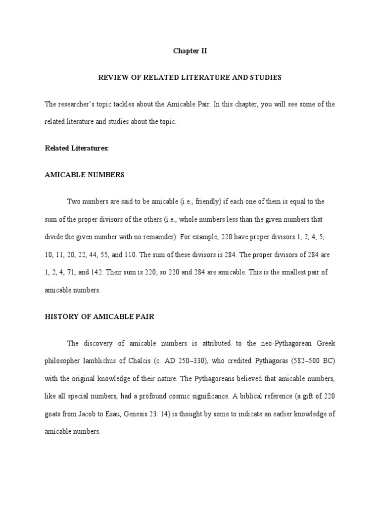 Amicable Numbers: History and Properties | PDF | Ring Theory | Mathematics