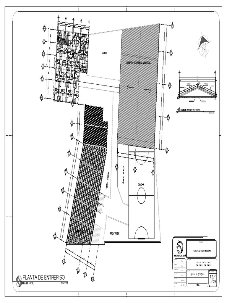 12 Planta de Entrepiso 1 Nivel | PDF