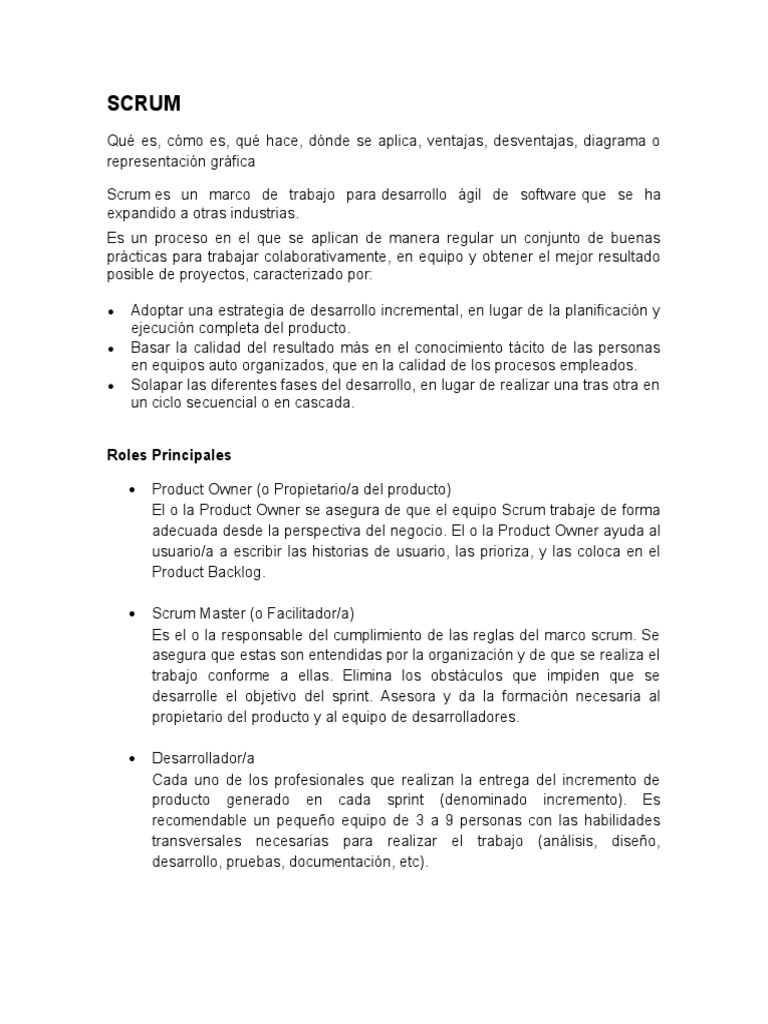 Ing. Software | PDF | Scrum (desarrollo de software) | Software