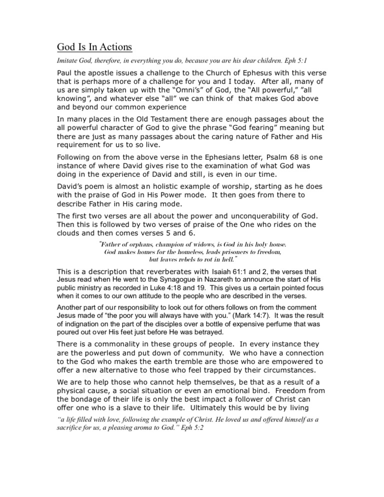 MMW God Is in Actions | PDF | Philosophy | Language Arts & Discipline