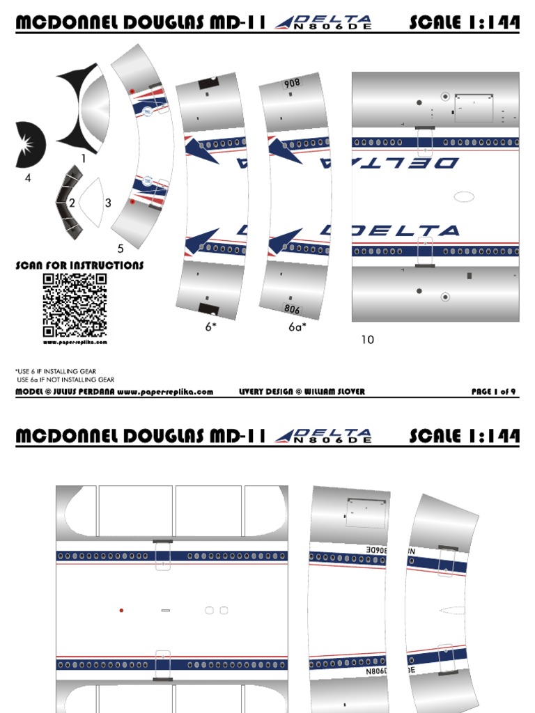 MD11 Delta N806de V1 | PDF