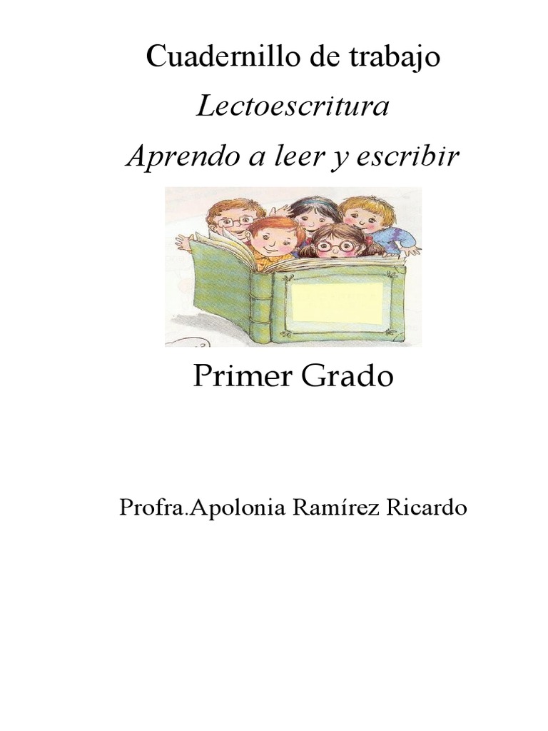 Cuadernillo de Lecto Escritura Actual | PDF