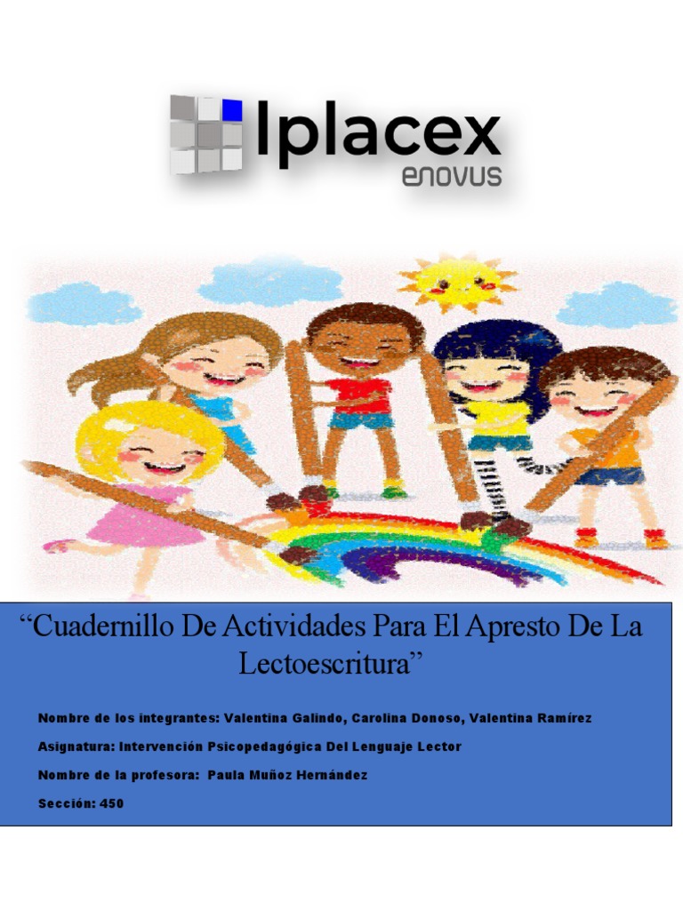 Cuadernillo de Apresto para Lecto Escritura | PDF | Sonido | Color