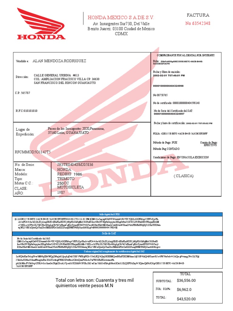 Honda 86 | PDF
