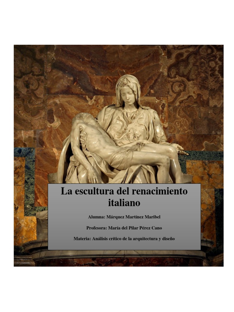 La Escultura Del Renacimiento | PDF | Renacimiento | Escultura