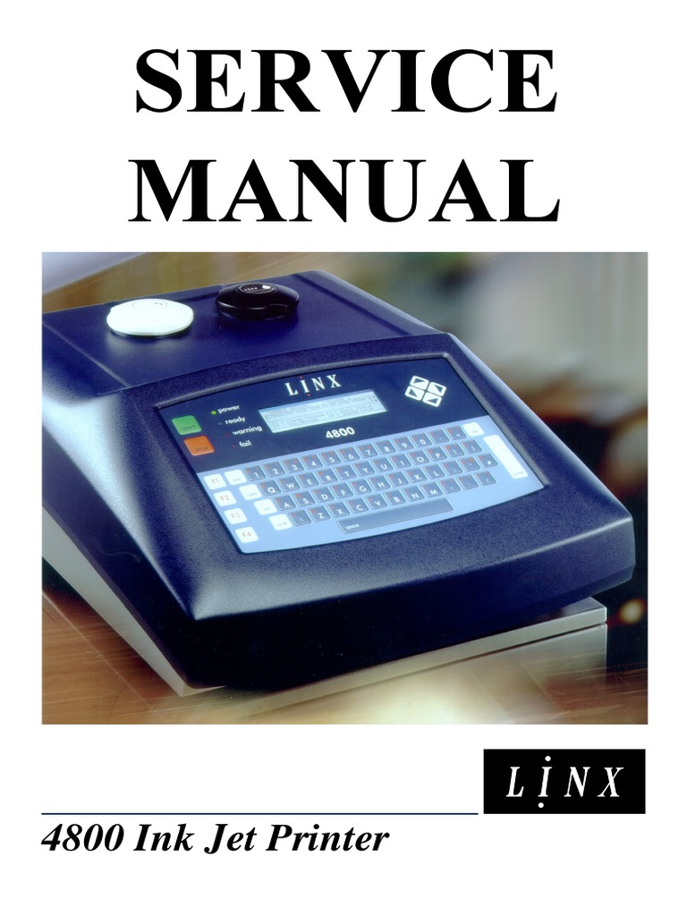 Linx 4800 | PDF | Power Supply | Printer (Computing)