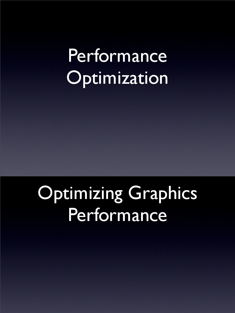 Optimizing Graphics Performance: Strategies for Improving Fillrate, Shader Computations, Vertex ...