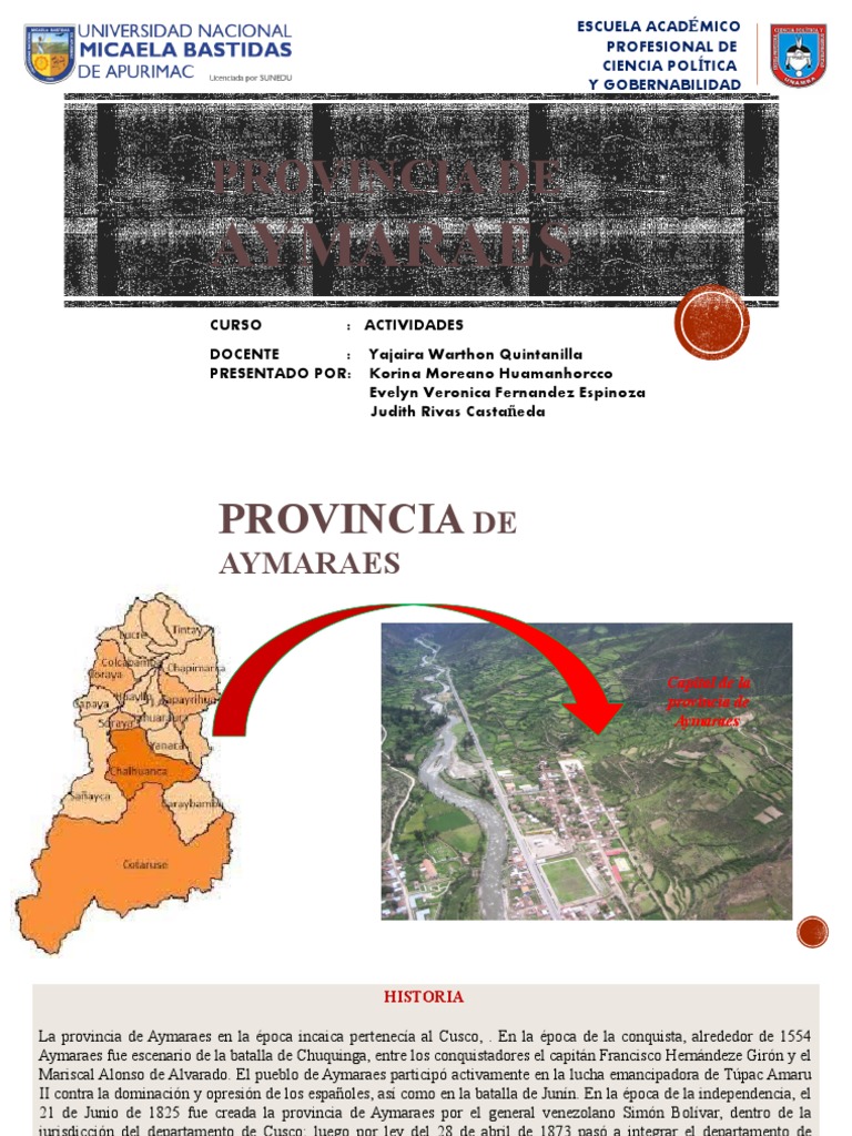 Provincia de Aymaraes | PDF | Clima | Deforestación
