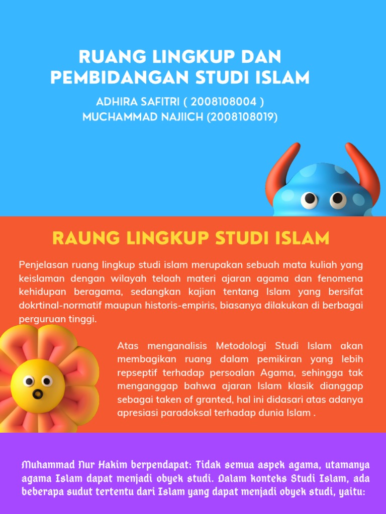 Ruang Lingkup Studi Islam dan Metodologinya | PDF | Ilmu Sosial | Agama ...