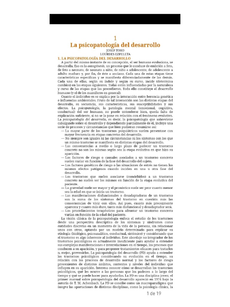 Ezpeleta y Toro, 2014 | PDF Ezpeleta y Toro, 2014 | PDF