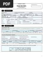 Formato Unico de Hoja de Vida-Persona natural-DAFP | PDF