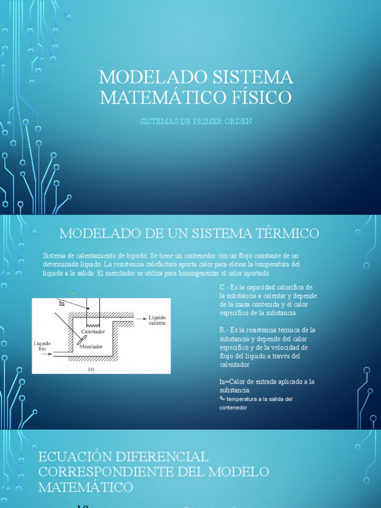 Modelado Sistema Matemático Físico | PDF | Calor | Temperatura