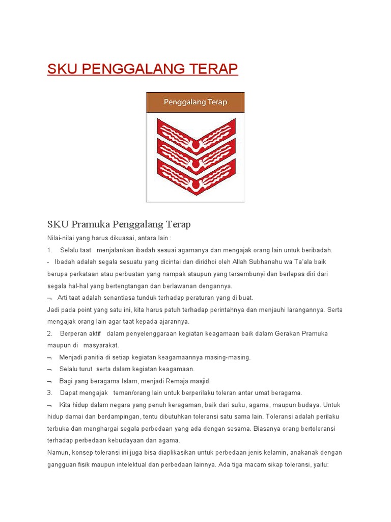 Pramuka Penggalang Terap | PDF | Ilmu Sosial | Filsafat