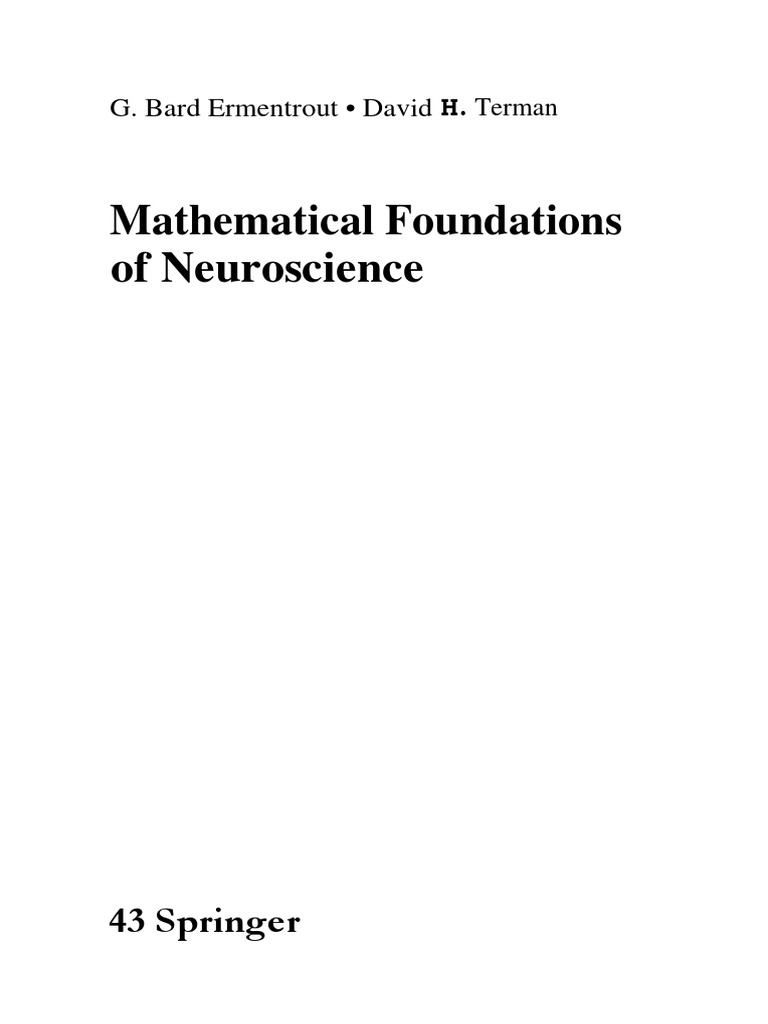 Mathematical Foundations of Neuroscience | Download Free PDF | Neural ...