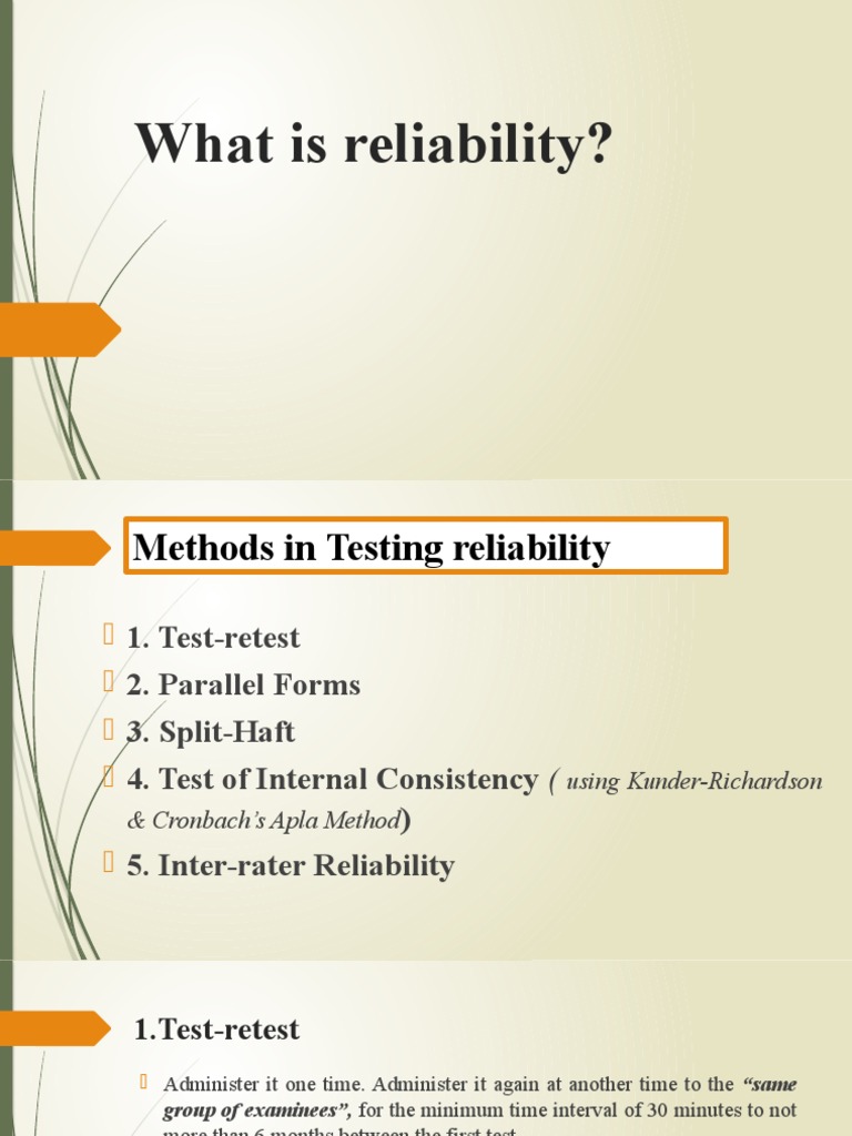 Methods in Reliability | PDF | Statistical Analysis | Teaching Mathematics