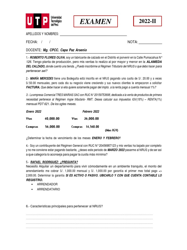 Examen I-1 | PDF | Economias
