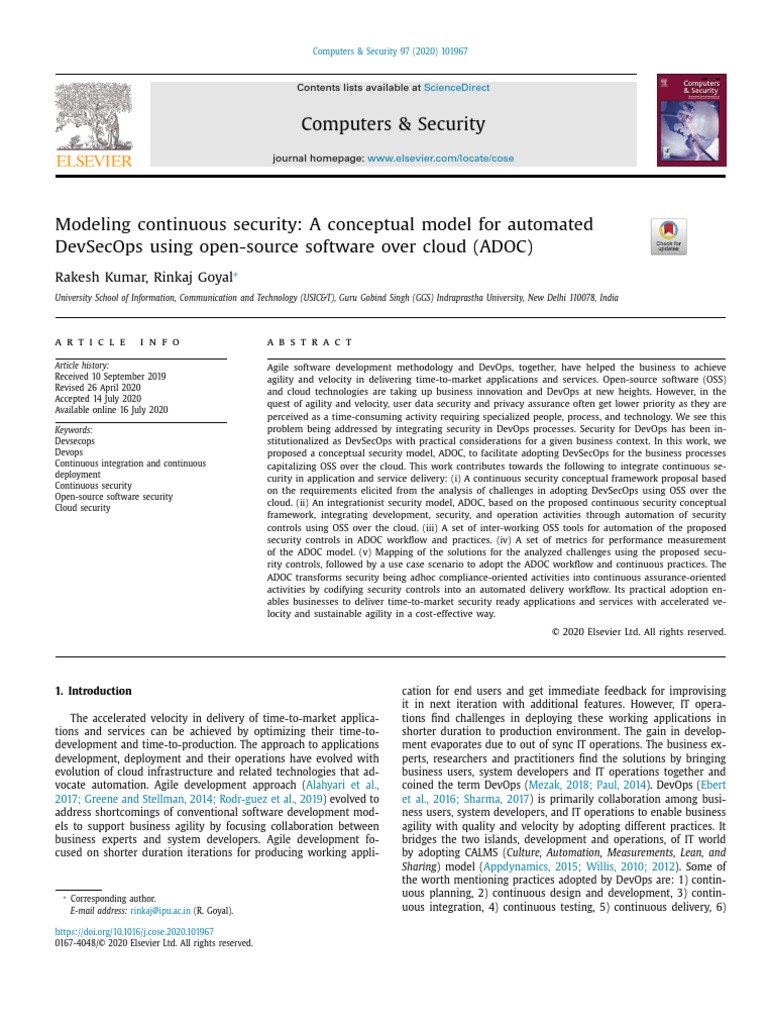 Coceptual Model - DevSecOps | PDF | Cloud Computing | Automation