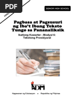 Halimbawa NG Tekstong Prosidyural | PDF