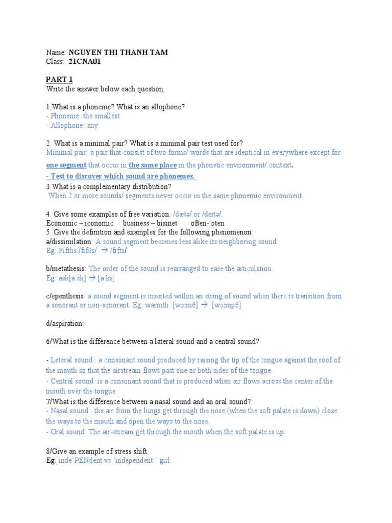 Assignment 12 | PDF | Phonetics | Phoneme