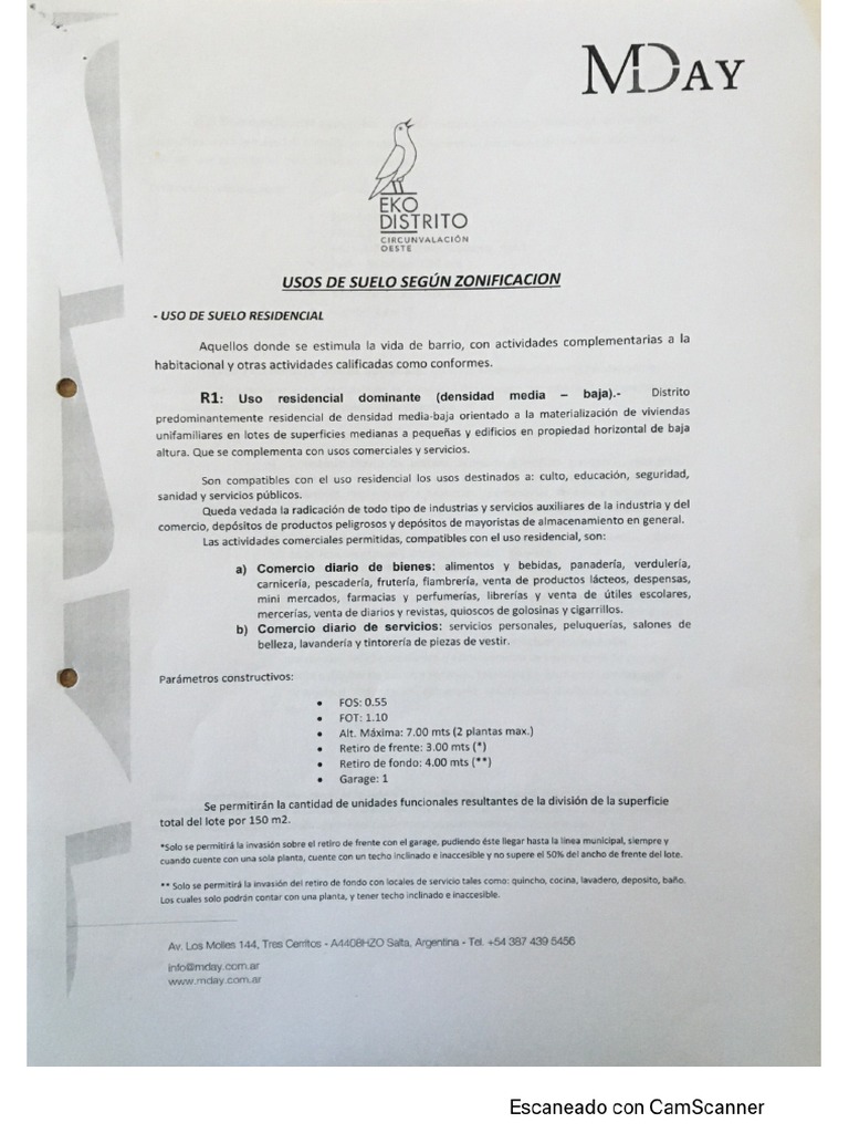 Codigo Edificacion EKO DISTRITO | PDF