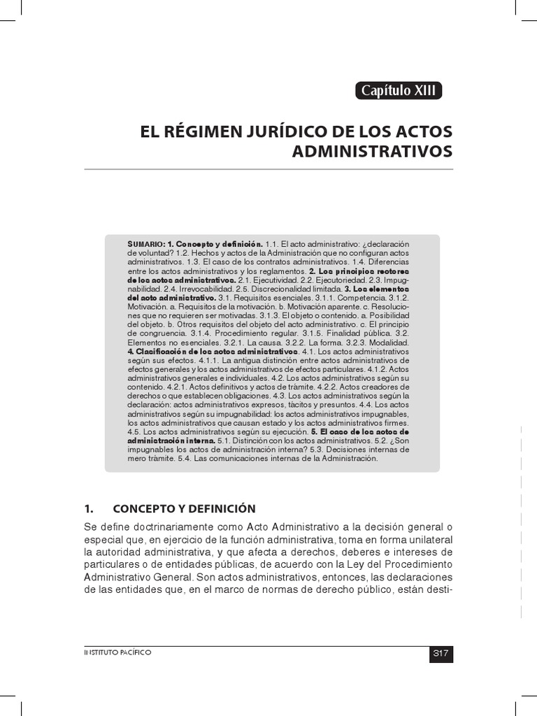 Acto Administrativo | PDF | Regulación | Ley administrativa