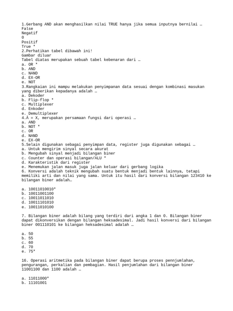 Soal KJD Dan Siskom | PDF