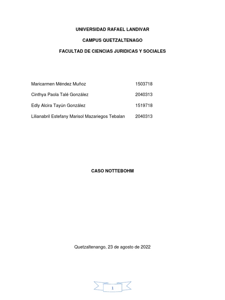 Análisis del Caso Nottebohm y Nacionalidad | PDF | Ley Pública | Gobierno