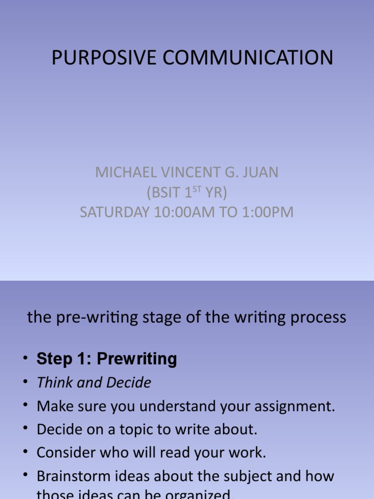 Purposive Communication Report | PDF | Apa Style | Citation