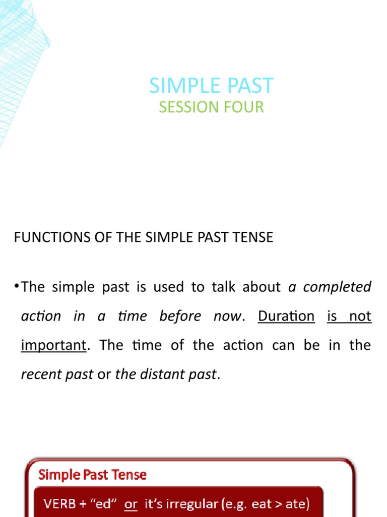 04 Simple Past | PDF | Linguistics | Grammar
