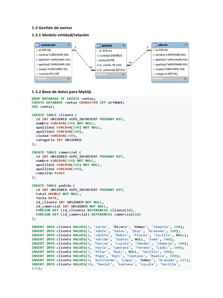 Practica 3 BDD | Descargar gratis PDF | SQL | Programación de computadoras