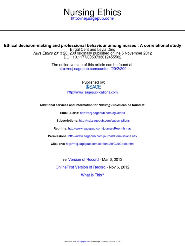 Cerit&Dinc | PDF | Morality | Autonomy