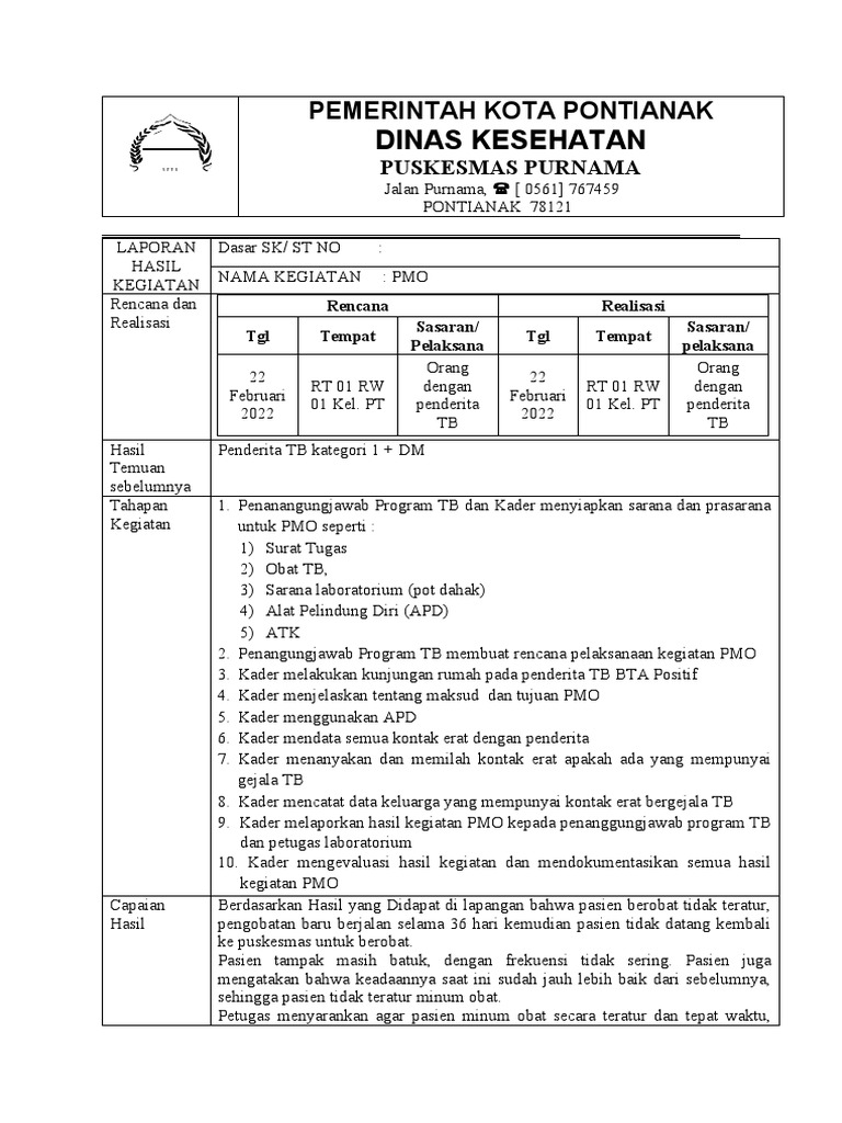 LHK Pmo Nunung | PDF