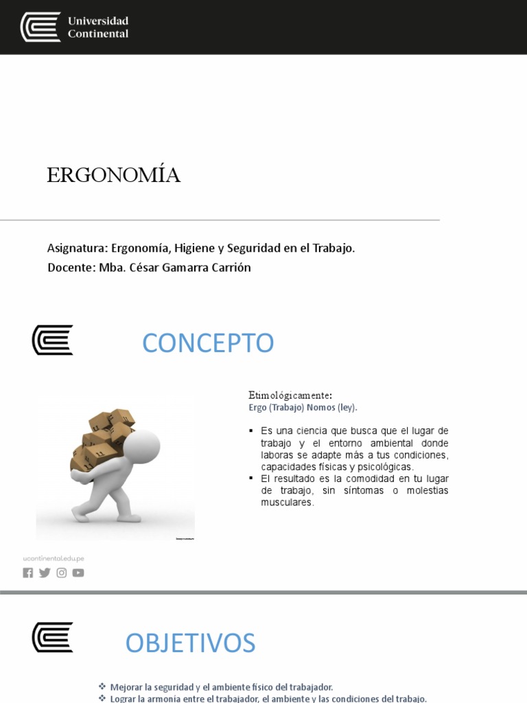 3 PPT Marco Legal Ergonomía | PDF | Factores humanos y ergonomía ...