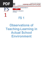 FS 1 Learning Episode 2 | PDF | Learning | Teachers