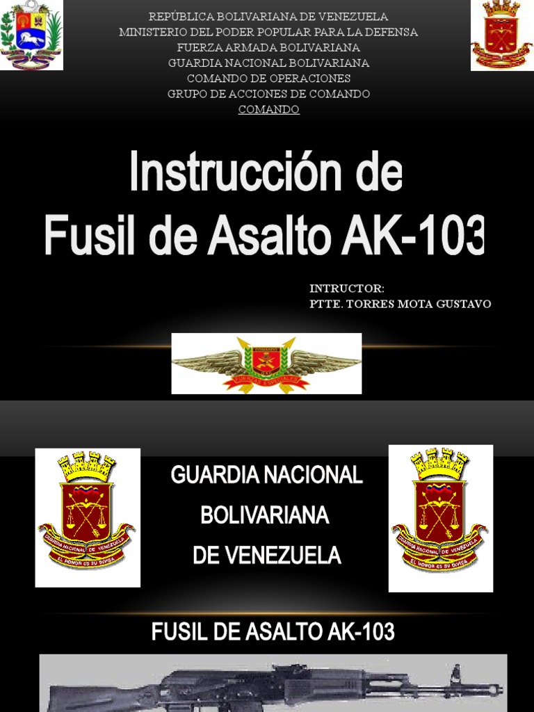 Ak-103 GAC | PDF | Rifle | Tecnología militar