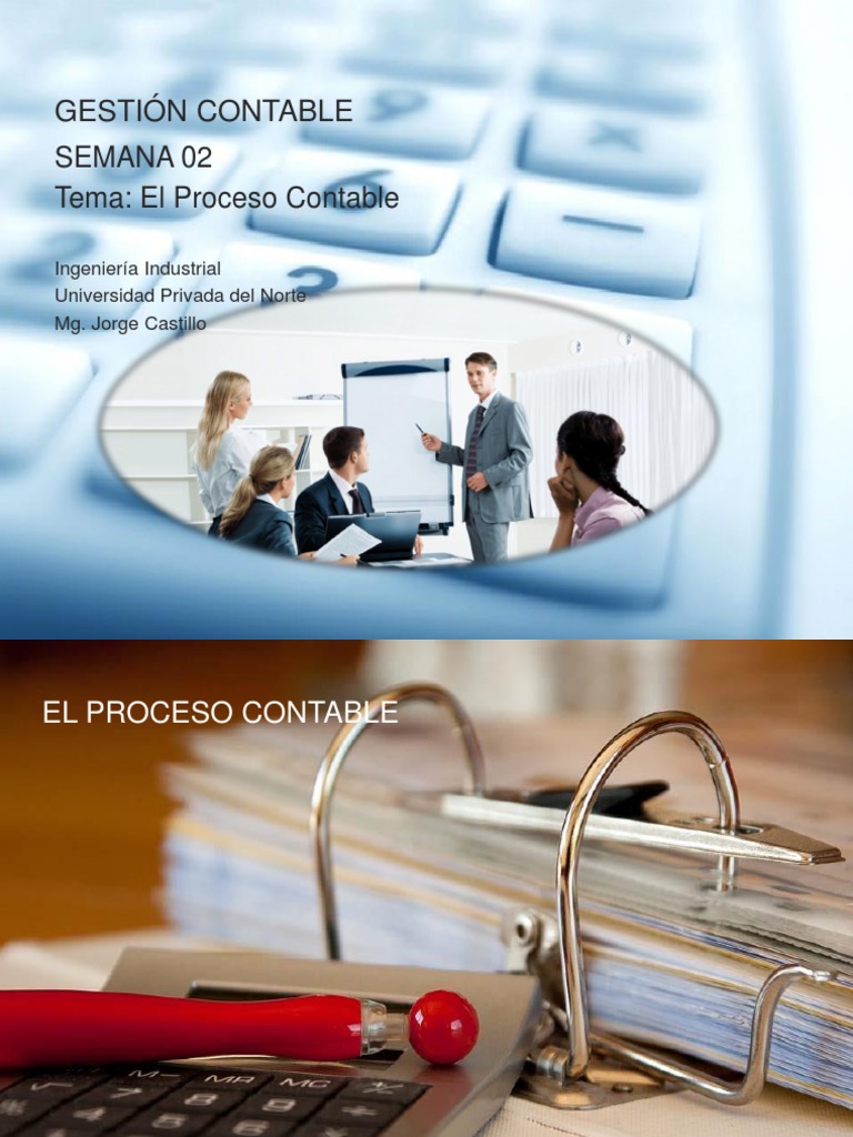 GESCON SEM 02 El Proceso Contable | PDF | Contabilidad | Estado financiero