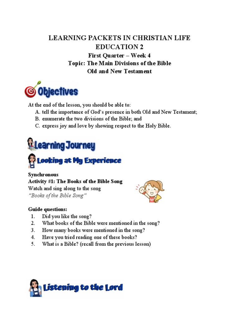 Grade 2 Cle - 2ND Quarter LP | PDF | Bible | Advent